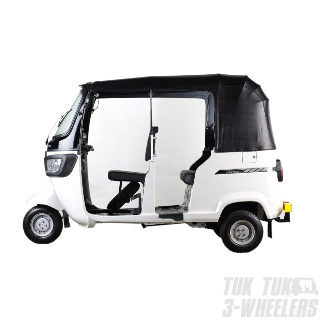 TVS King Deluxe Three Wheeler White
