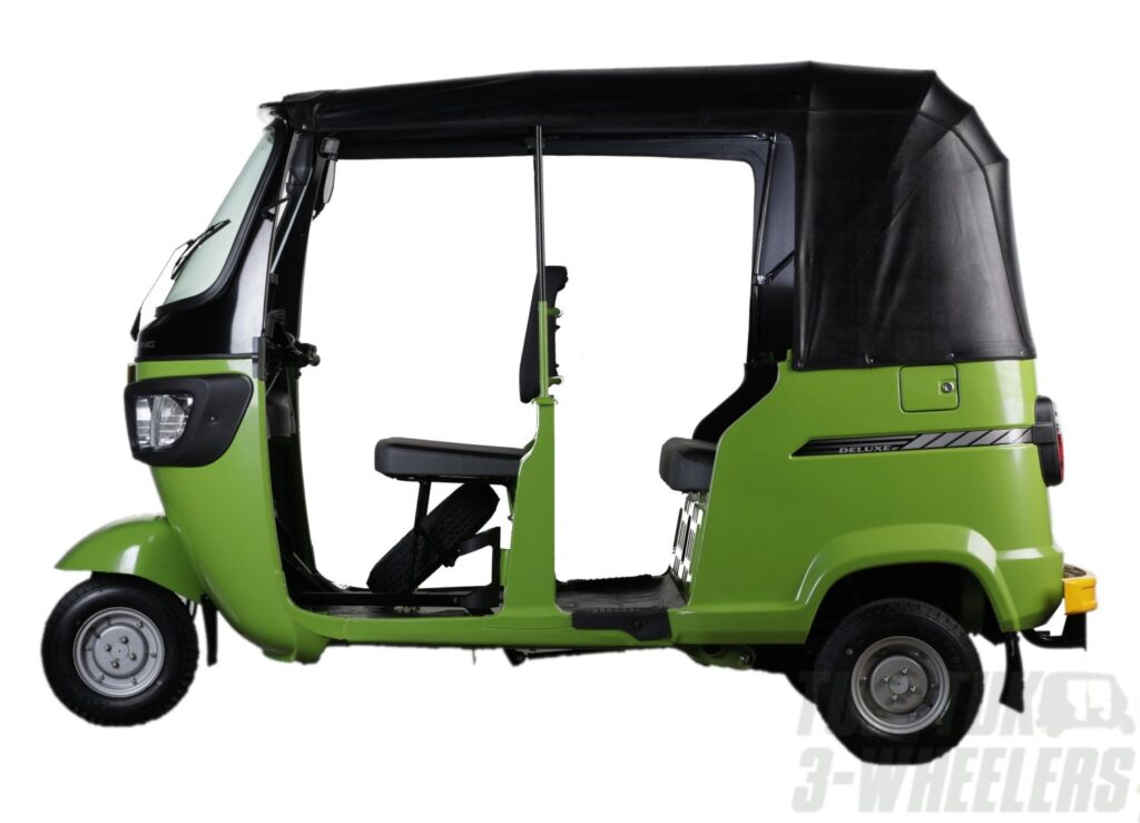 TVS King Deluxe GS+ FI Three Wheeler Lime Green
