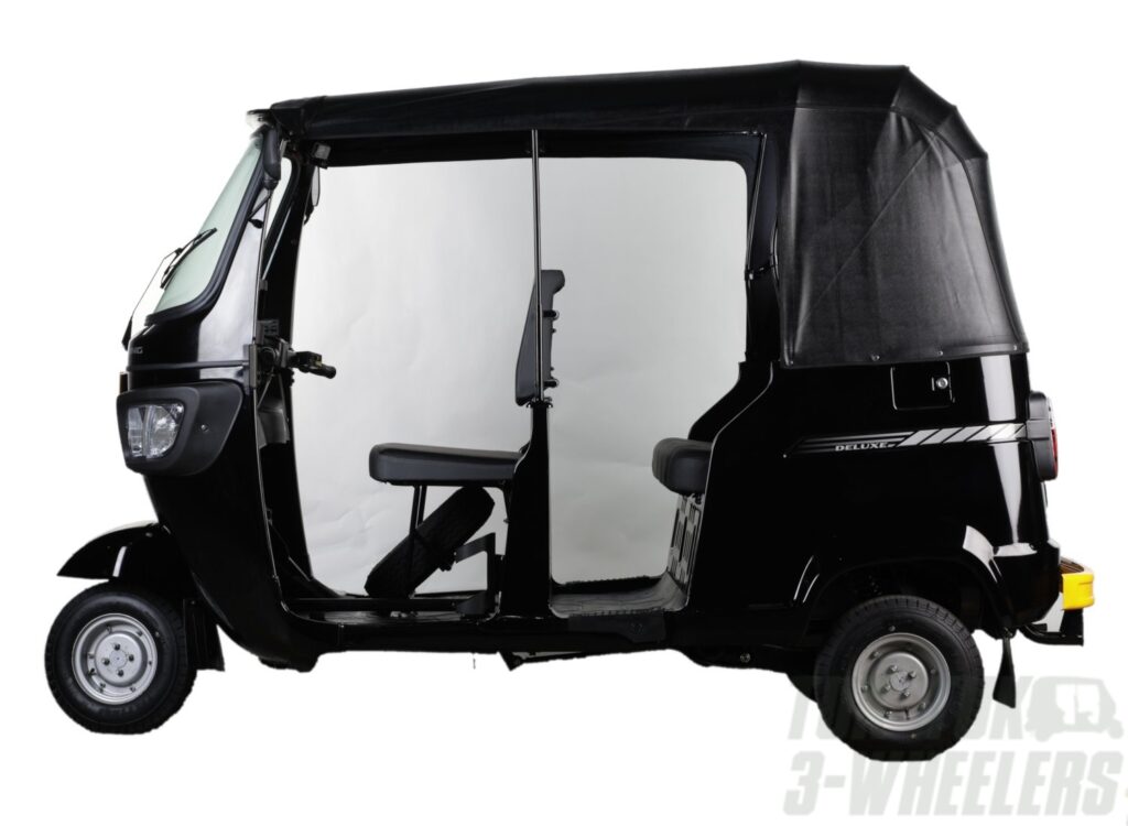 TVS King Deluxe Three Wheeler Black
