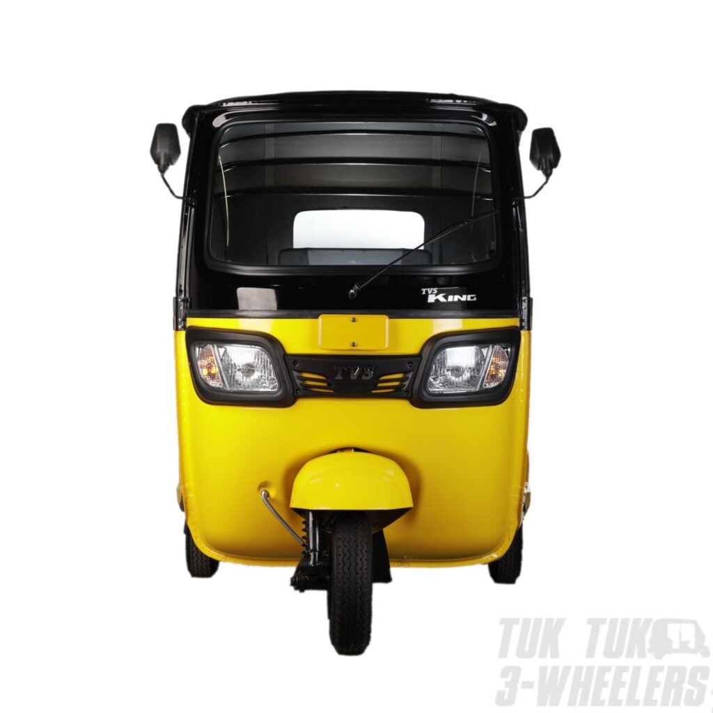 TVS King Deluxe Three Wheeler Yellow Better Performance