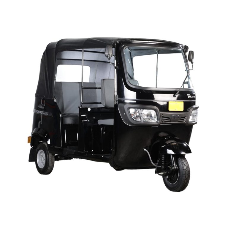 TVS King Deluxe Three Wheeler Black