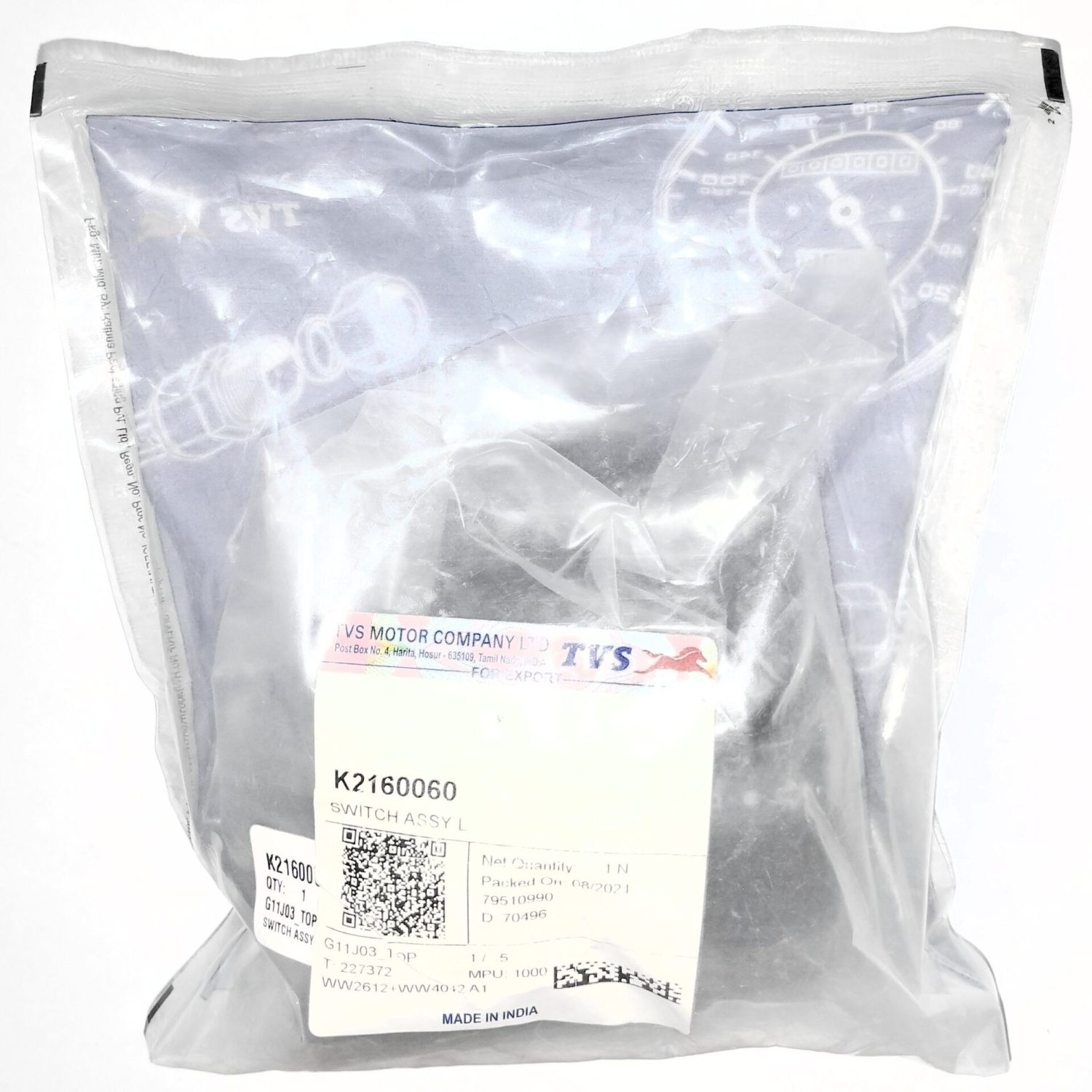 TVS NTORQ Left Switch Assembly Genuine TVS Part k2160060 | ₱924